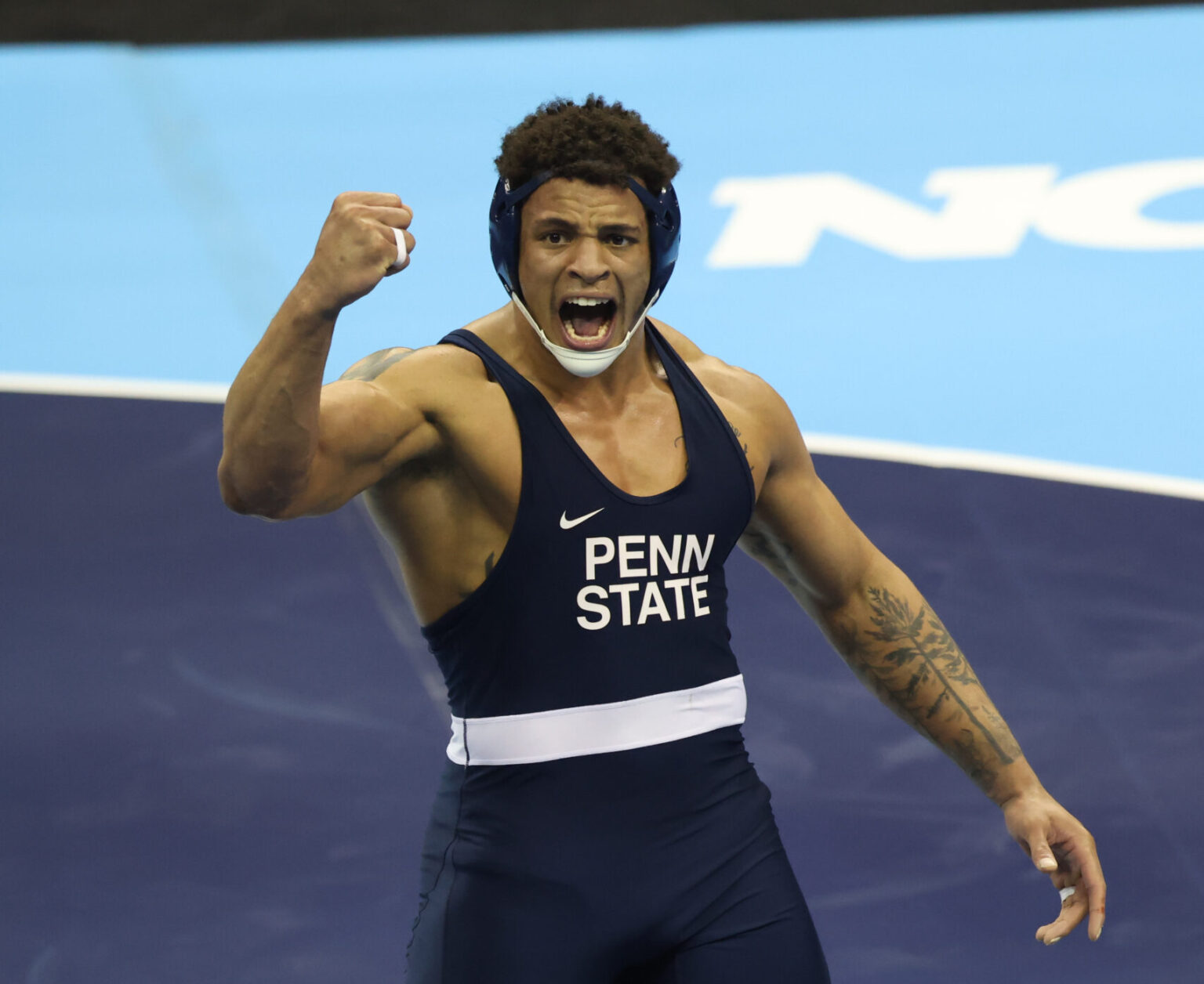 Penn State wrestling heavyweight talks first title, return for 2025